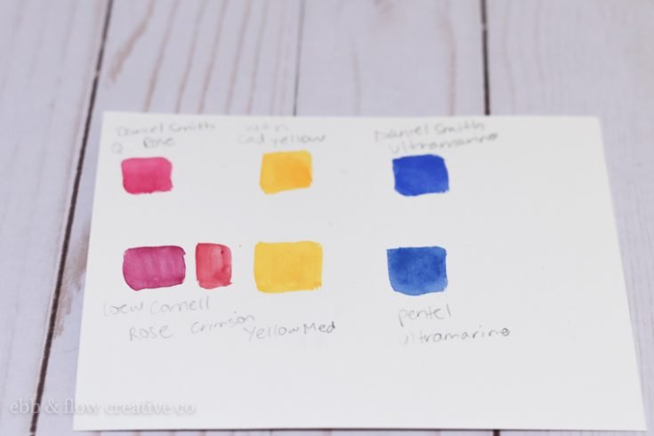 The Ultimate Guide to Watercolor Types - Ebb and Flow Creative Co