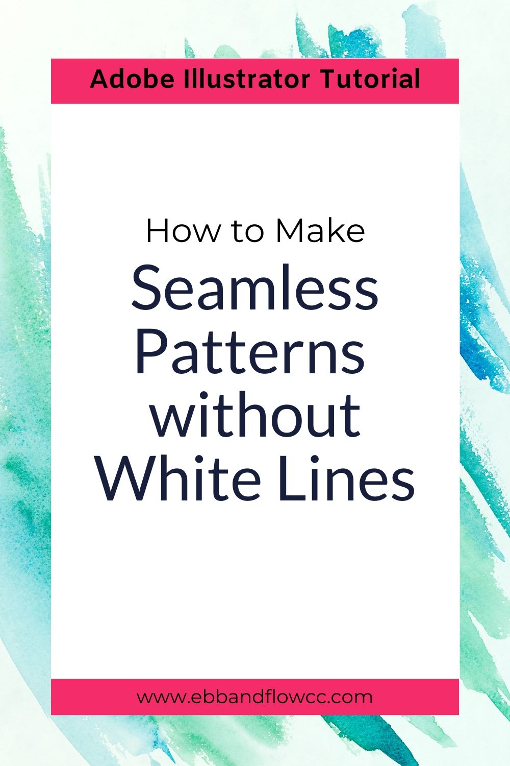 How to Remove White Lines from Patterns in Illustrator