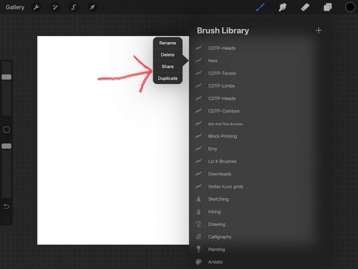 How to Import Brushes in Procreate - Ebb and Flow Creative Co