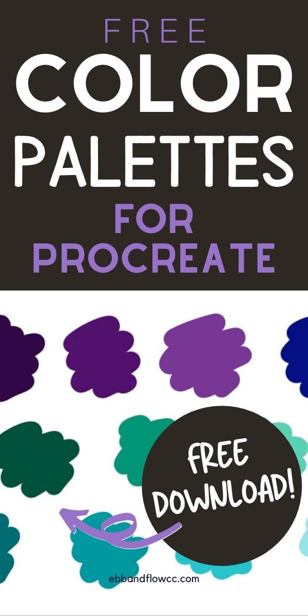 Mermaid Inspired Color Palette for Procreate - Ebb and Flow Creative Co Mermaid Inspired Color Palette for Procreate - Ebb and Flow Creative Co