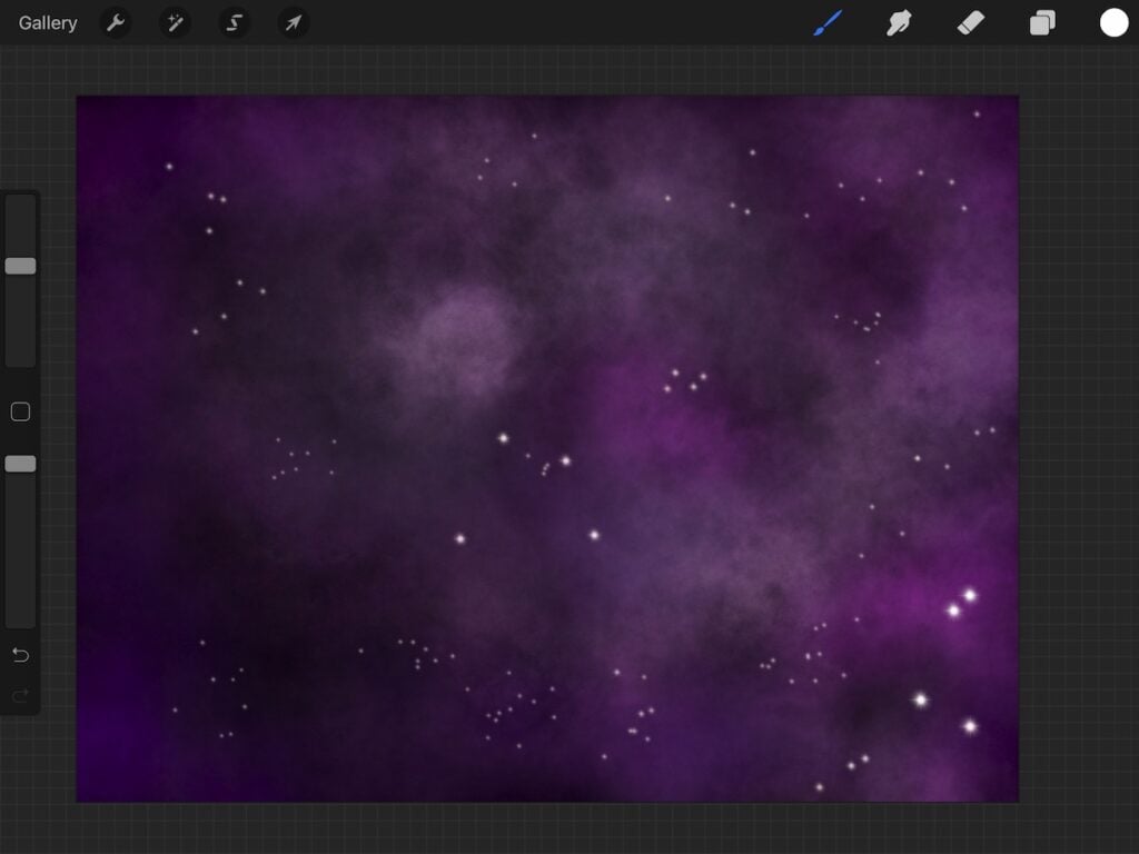 Procreate Galaxy Tutorial - Ebb and Flow Creative Co