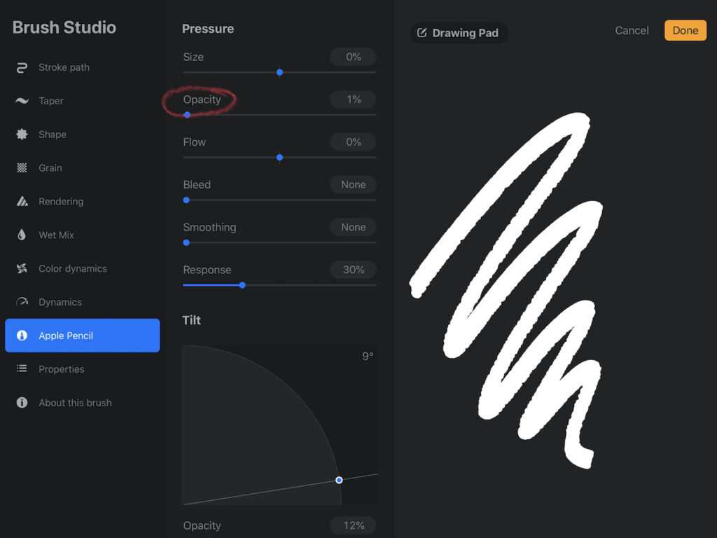 How to Make a Procreate Pencil Brush - Ebb and Flow Creative Co