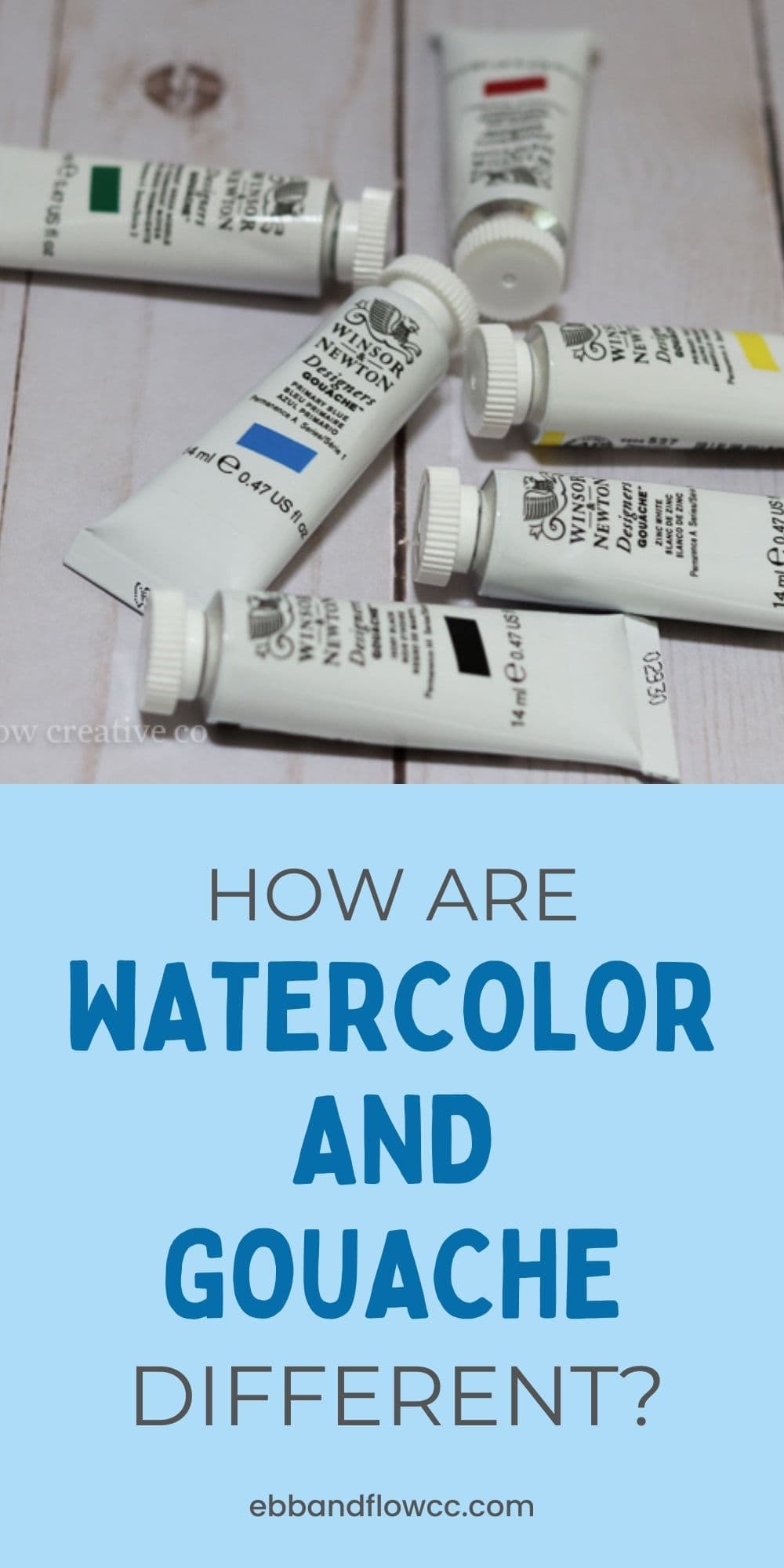 Gouache Vs Watercolor: What's the Difference? - Ebb and Flow Creative Co