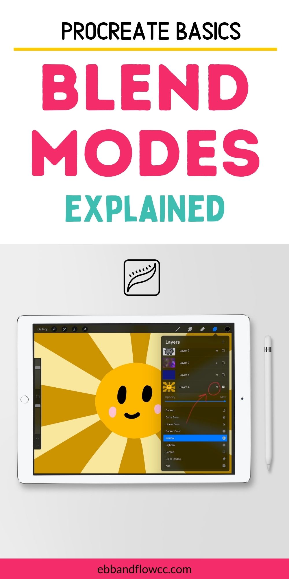 Tips for Using Blend Modes in Procreate - Ebb and Flow Creative Co Tips for Using Blend Modes in Procreate - Ebb and Flow Creative Co