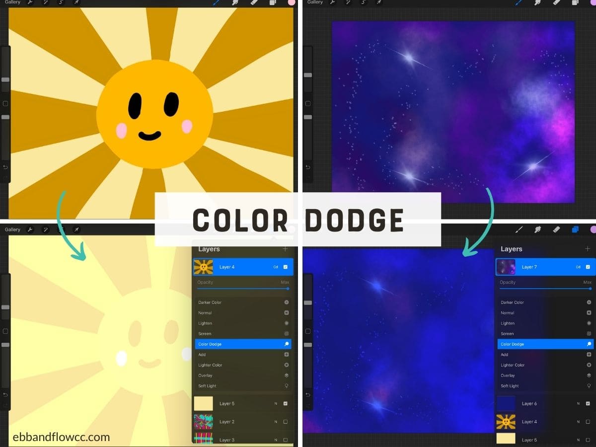 Tips for Using Blend Modes in Procreate - Ebb and Flow Creative Co