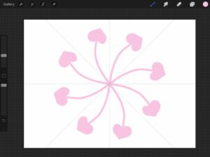 Using the Drawing Guides in Procreate - Ebb and Flow Creative Co