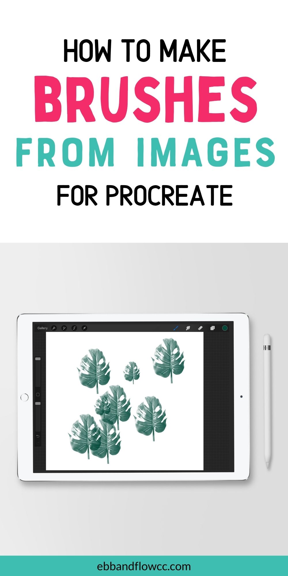 Making A Procreate Brush From An Image Ebb And Flow Creative Co