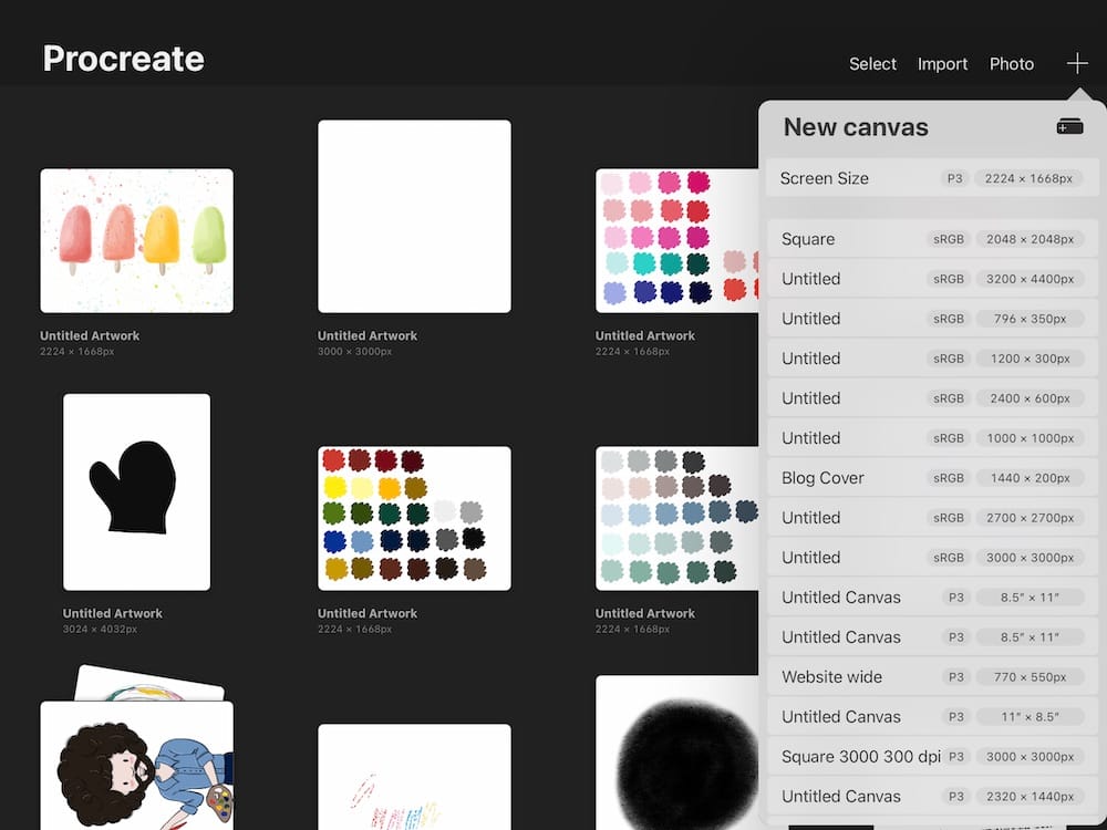  Procreate Canvas Size For Printing