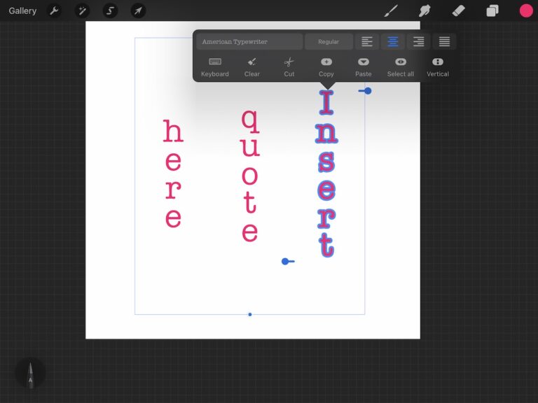 How To Add Text In Procreate Ebb And Flow Creative Co