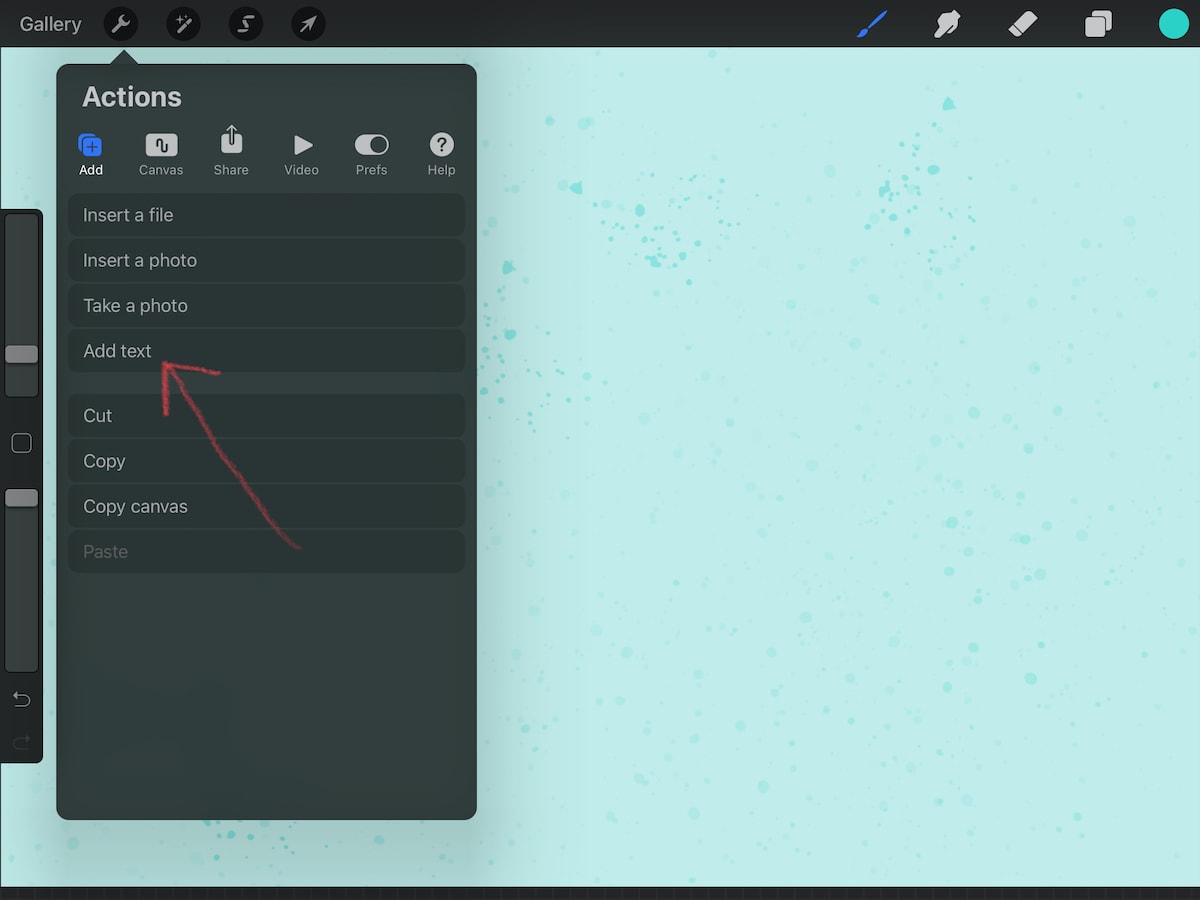 How to Add Text in Procreate - Ebb and Flow Creative Co