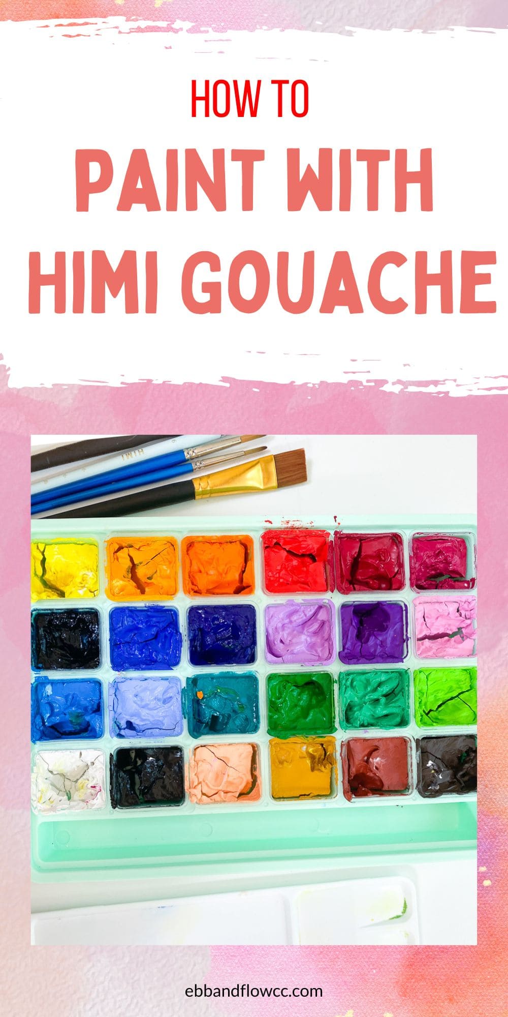 How to Use Himi Gouache - Ebb and Flow Creative Co
