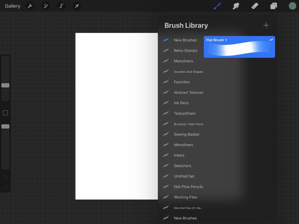 How to Make a Square Monoline Brush for Procreate - EbbandFlowCC