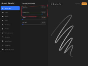 How to Make a Square Monoline Brush for Procreate - EbbandFlowCC