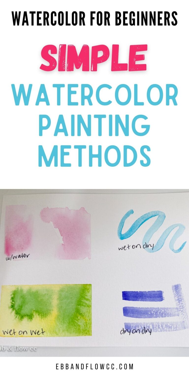 Watercolor Basics: Painting Techniques to Learn - EbbandFlowCC