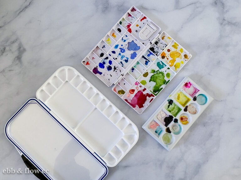 How to Use Watercolor Tubes - Ebb and Flow Creative Co