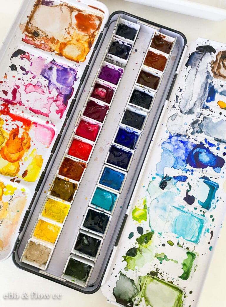 How to Use Watercolor Tubes - Ebb and Flow Creative Co