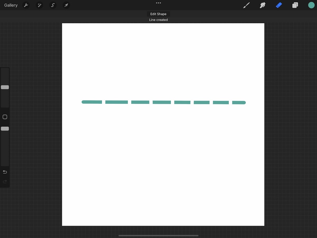 How to Make a Dashed Line in Procreate - Ebb and Flow Creative Co