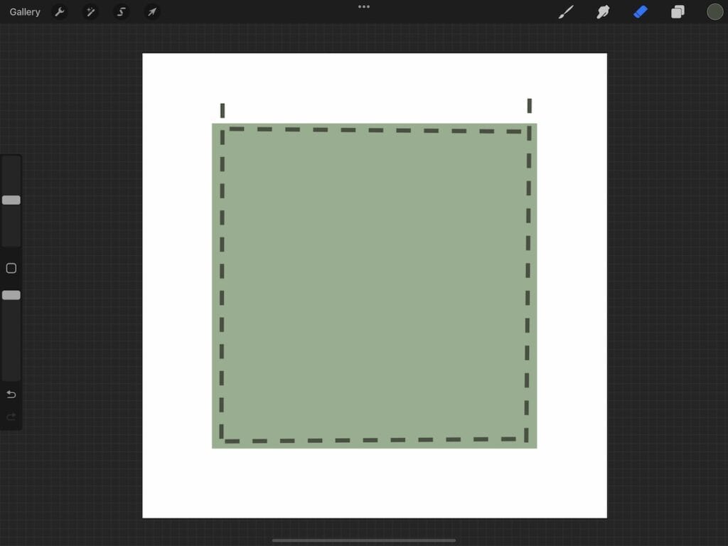 How to Make a Dashed Line in Procreate - Ebb and Flow Creative Co