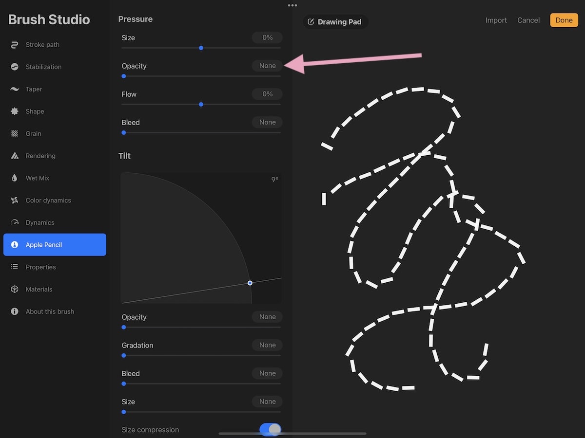 How To Make A Dashed Line In Procreate Ebb And Flow Creative Co