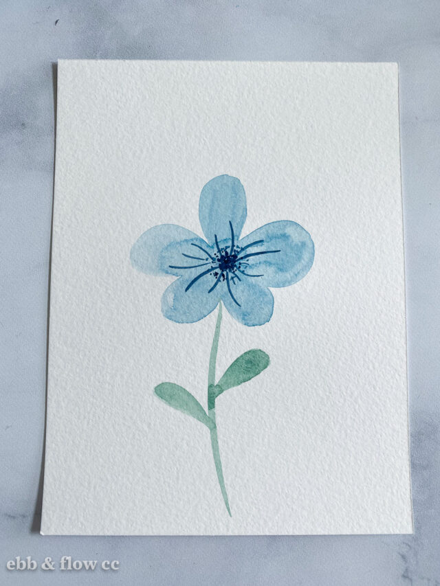 Simple Watercolor Flowers For Beginners Ebb And Flow Creative Co