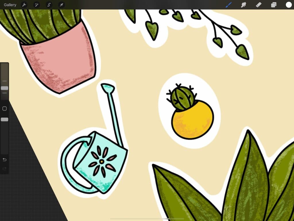 How to Make Stickers with Procreate - Ebb and Flow Creative Co