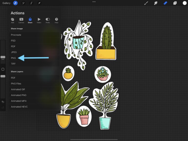 How to Make Stickers with Procreate - Ebb and Flow Creative Co