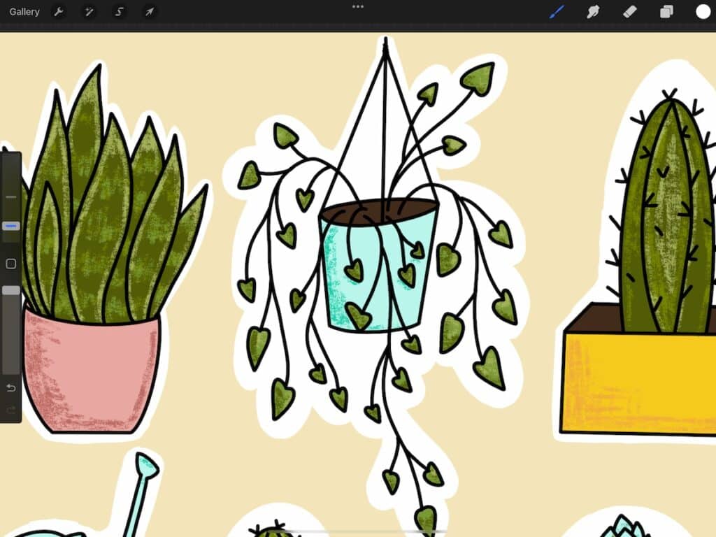 How to Make Stickers with Procreate - Ebb and Flow Creative Co