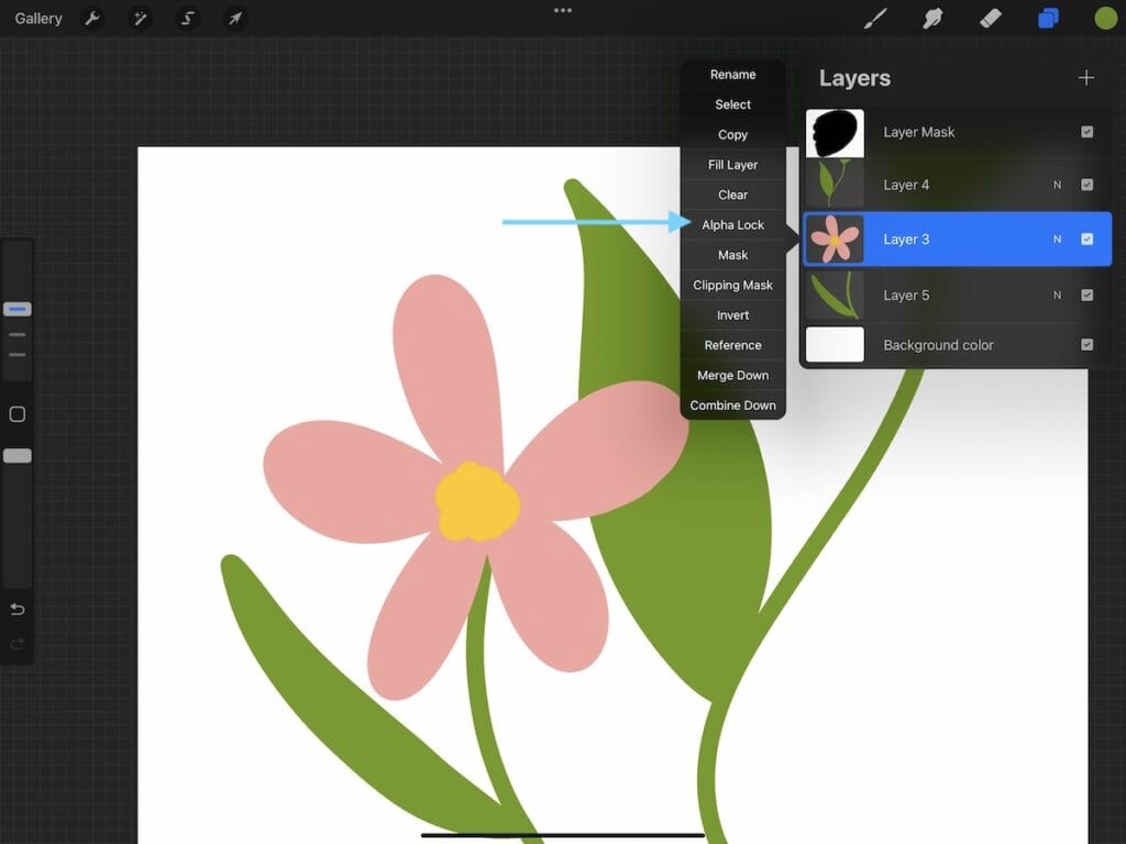 How to Use Clipping Masks in Procreate - Ebb and Flow Creative Co