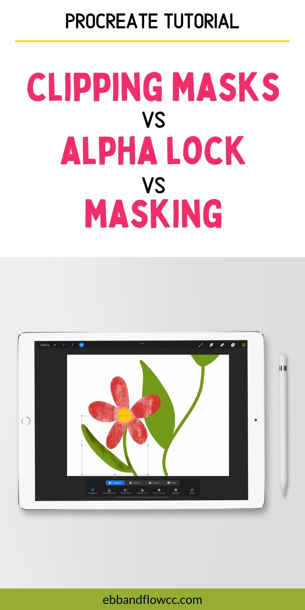 How To Use Clipping Masks In Procreate Ebb And Flow Creative Co