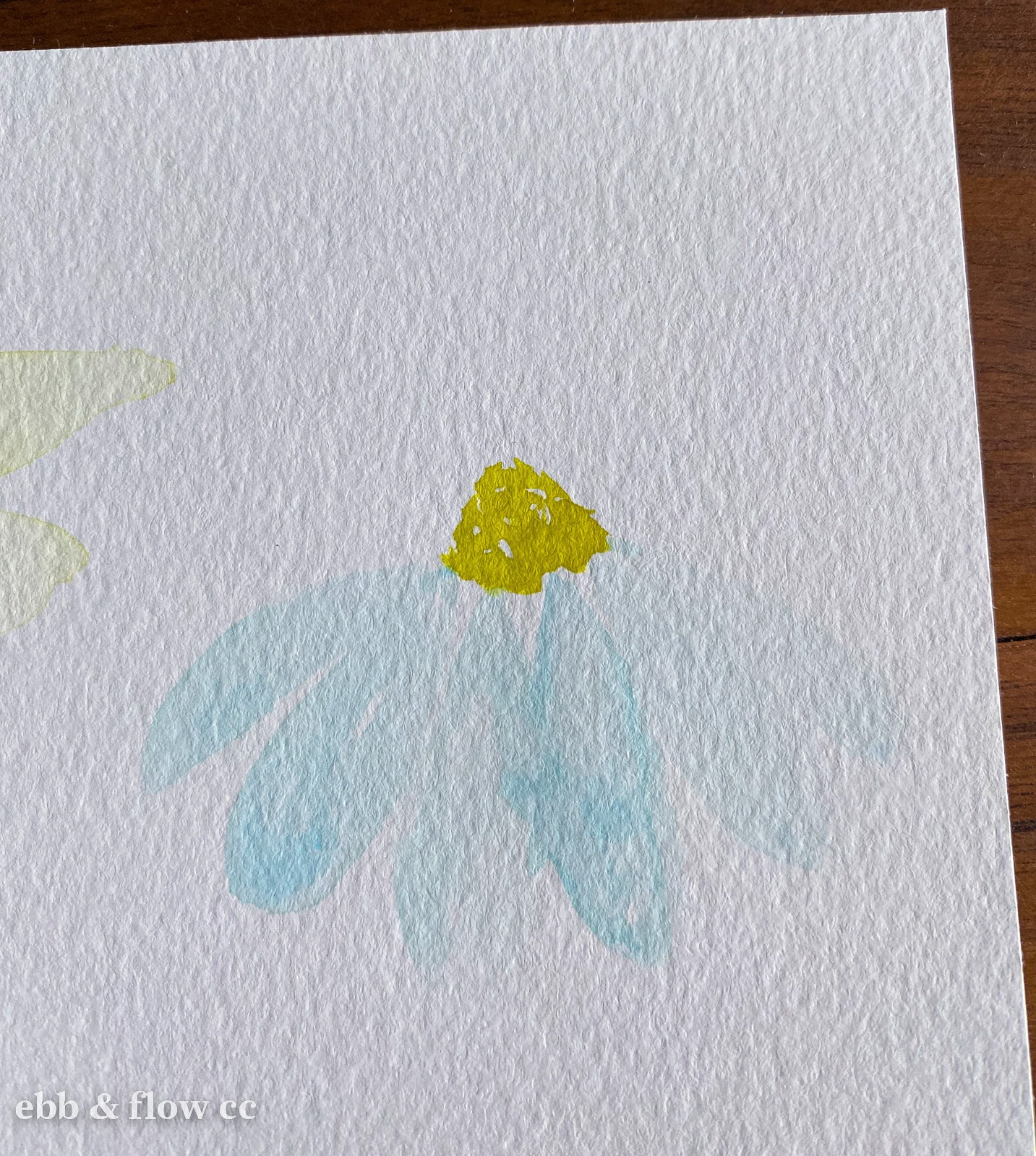 How to Paint White with Watercolors - Ebb and Flow Creative Co