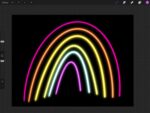 How to Make a Glowing Neon Procreate Brush - Ebb and Flow Creative Co
