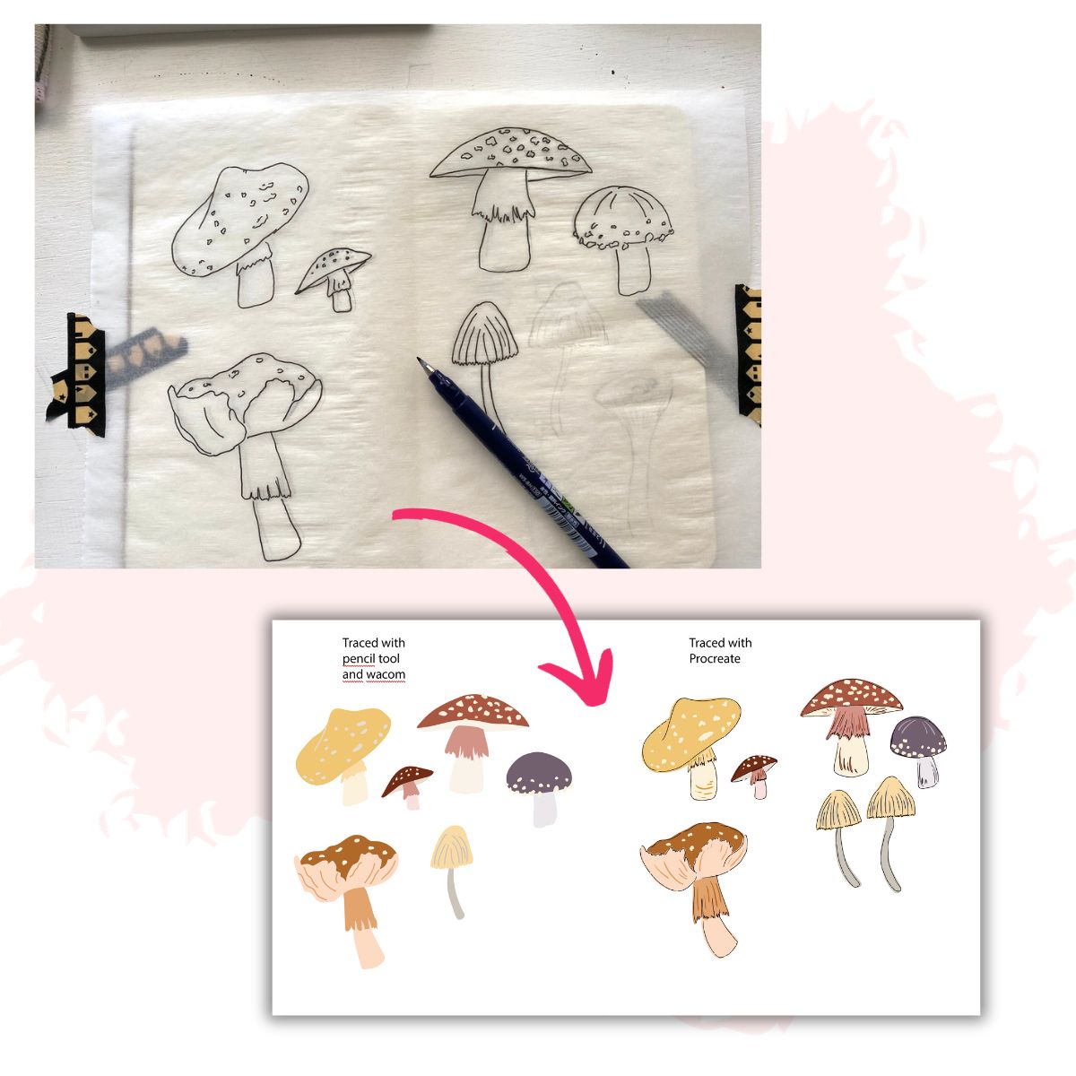 How to Convert Drawings to Vectors - Ebb and Flow Creative Co